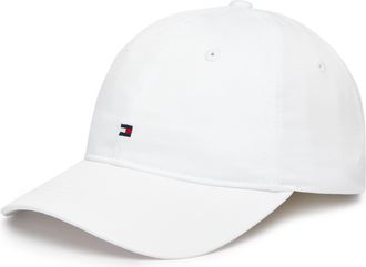 Tommy Hilfiger Cap Tommy Hilfiger Th Flag Soft 6 Panel Cap AW0AW17781 Wei&szlig;