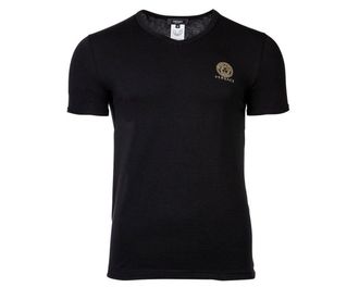 Versace T-Shirt Herren T-Shirt 1er Pack Baumwolle (Packung, 1er Pack)