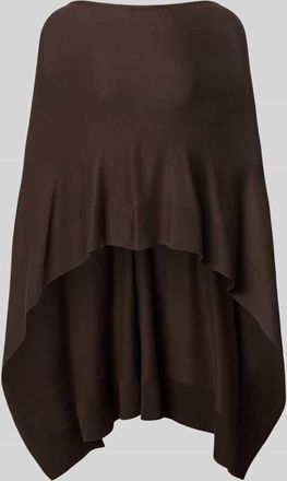 Comma Relaxed Fit Poncho aus Viskose-Mix in Strick-Optik