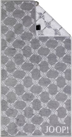 Joop Duschtuch Cornflower, Silber, Textil, Blume, 80x150 cm, Textiles Vertrauen - Oeko-Tex, Made in Germany, Badtextilien, Duscht&uuml;cher