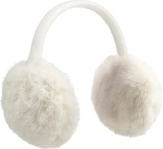 Mcburn Cache-Oreilles One Colour Femme - protège-oreilles automne-hiver - taille unique blanc crème