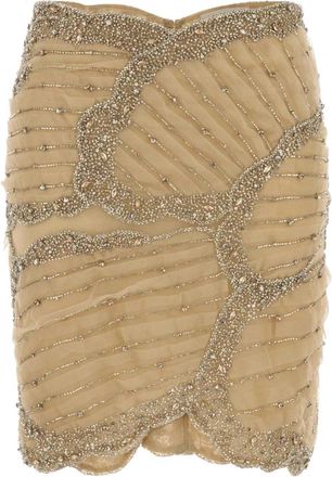 Costarellos Ss2653 Rock - - Skirts - Damen - Beige - 2XS