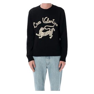 Valentino Herren, Strickwaren, Schwarzk, LGr&ouml;&szlig;e