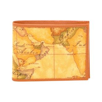 Alviero Martini 1A Classe Homme, Accessoires, Beige, Taille: ONE Size Geo Classic Wallet