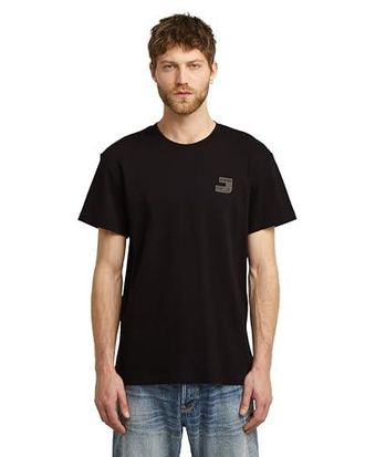 G-Star Chest Logo R T T-Shirt, Noir (DK Black D26821-d976-6484), M Hommes