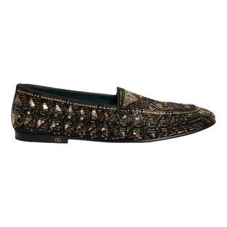 Dolce & Gabbana Loafers Dress Schuhe - - Shoes - Herren - Schwarzk - 44 EU