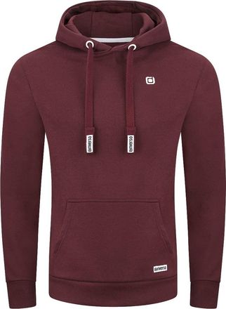 Riverso Hoodie Herren Regular Fit RIVLinus Kapuzenpullover Pullover Sweatshirt Streetwear Rot XXL, Größe:XXL, Farbe:Port Red