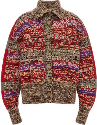 Dries Van Noten Teda Cardigan - - Knitwear - Damen - Mehrfarbig - L
