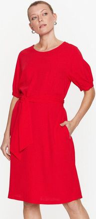 Seidensticker Seidensticker Kleid für den Alltag 60.134576 Rot Regular Fit