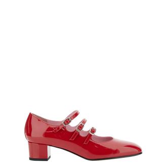 Carel Femme, Chaussures, Rouge, Taille: 37 EU Escarpin Kina Talon Rouge