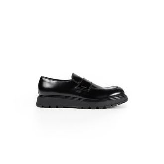 Prada Brushed leather loafers