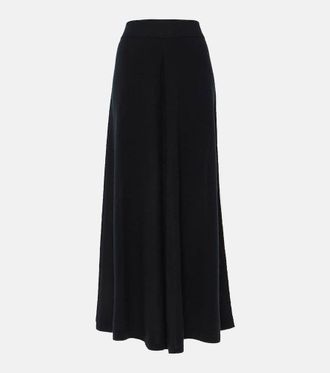 Jardin Des Orangers Jupe longue en laine et cachemire