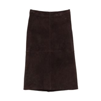 Yerse Midi Skirts - - Skirts - Damen - Braun - XS