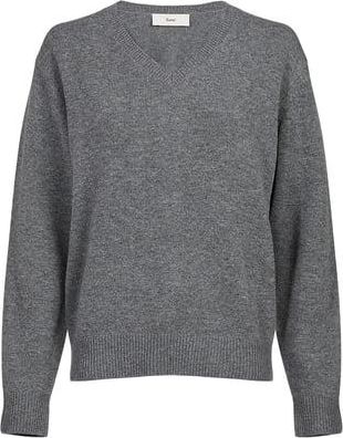 Dunst Pull ample col v en laine et cachemire
