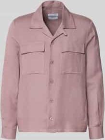 Antony Morato Regular Fit Hemdjacke aus Leinen-Viskose-Mix Modell ANTIGUA