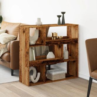 vidaXL Raumteiler Altholz-Optik 100x33x94,5 cm Holzwerkstoff vidaXL791575