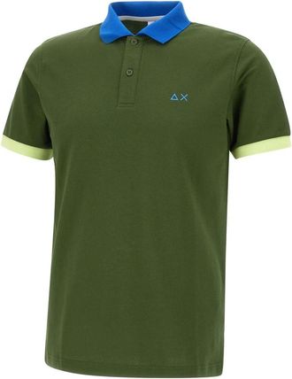 Sun 68 Homme, Tops, Vert, Taille: L Polo 3 Couleurs