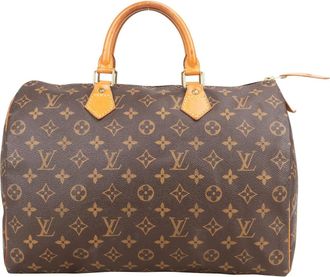Louis Vuitton Crossbody Bags - Louis Vuitton Canvas Monogram Speedy 35 Handbag - Gr. unisize - in Braun - f&uuml;r Damen