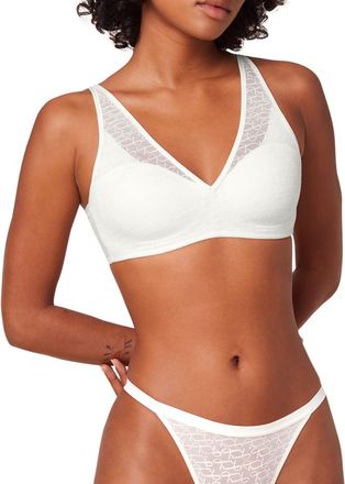 Triumph Damen Signature Sheer P EX Bra, Ecru White, 85A