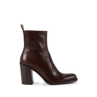 Chlo&eacute; Bottines Phoenix &agrave; talon en cuir