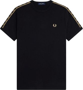 Fred Perry Homme, Tops, Noir, Taille: L T-Chemises