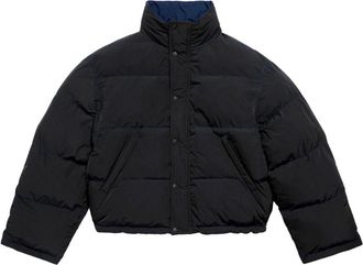 Balenciaga Gesteppte Jacke - Schwarz