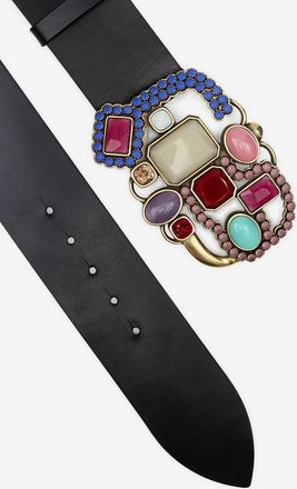 Isabel Marant Ceinture Nedia - Femme - Noir-multicolore - Taille80 - Isabel Marant