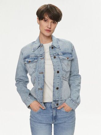 Wrangler Jeansjacke Heritage 112350342 Blau Regular Fit