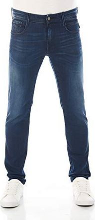 Replay Jeans Anbass Slim-Fit Hyperflex avec Stretch pour Homme, Bleu Moyen 009-1 (Bleu), 27W / 30L