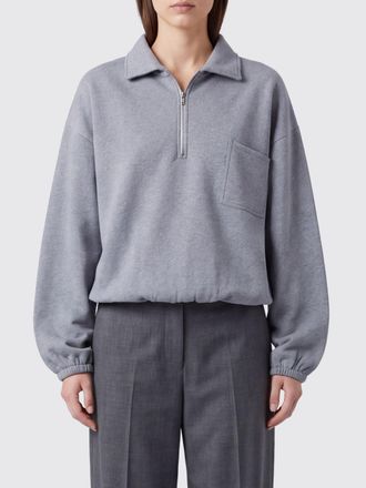 Darkpark Relaxed-Fit-Polo-Sweatshirt aus Baumwolle mit Rei&szlig;verschluss und &uuml;berschnittenen Schultern