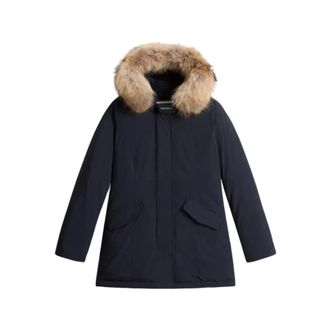 Woolrich Luxuri&ouml;ser Arctic Raccoon Parka - - Coats - Damen - Blau - XS