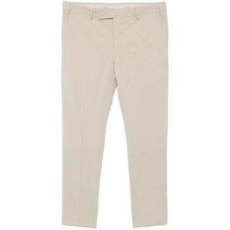 Pantaloni Torino Beige Hose mit vorderer Knopfleiste - - Trousers - Herren - Beige - 3XL