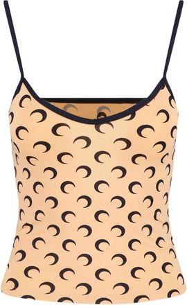 Marine Serre Tank Top Logo Moon