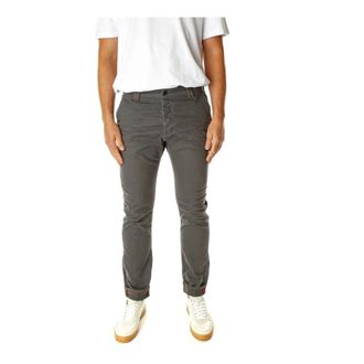 Blue de Gênes Homme, Pantalons, Gris, Taille: W33 L34 Pantalon Chino Robuste