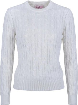 MC2 Saint Barth Femme, Pulls, Blanc, Taille: 42 FR New Queen Sweater