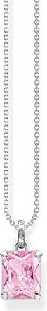 Thomas Sabo Collier Femme Argent 925 Oxyde de Zirconium 32023651, 45 cm, Argent, Pas de gemme