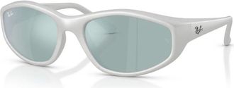 Ray-Ban Lunettes de soleil g&eacute;om&eacute;triques - unisex - Accessoires - Gris - Taille: 59 MM