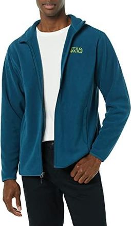 Amazon Essentials Disney | Marvel | Star Wars Veste molletonnée en polaire avec fermeture éclair intégrale Homme, Logo Star wars, XXL