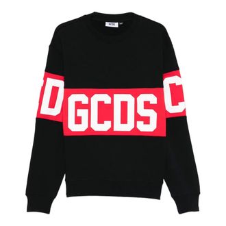 GCDS Gcds, Herren, Sweatshirts & Hoodies, Schwarzk, 2XLGr&ouml;&szlig;e