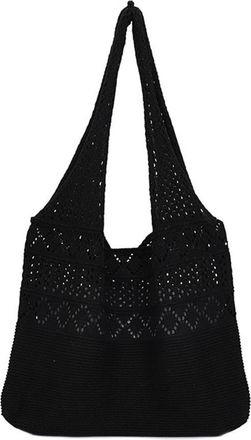 Valiclud Geh&auml;kelte Damen Tasche Gro&szlig; 16 Schultertasche Strickbeutel Leicht F&uuml;r Sommer Strand Alltag