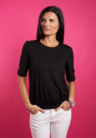 Seidel Moden Rundhalsshirt mit Cut-Out Details, MADE IN GERMANY