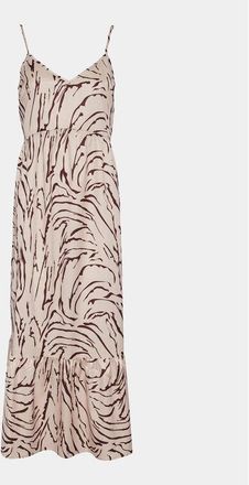 Pieces Sommerkleid Sade 17146543 Beige Wide Fit