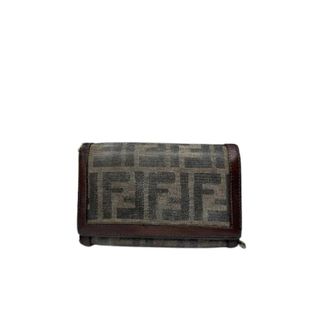 Fendi Portefeuille Vintage Pre-owned - Femme - Pre-owned - Brun - Taille: ONE Size