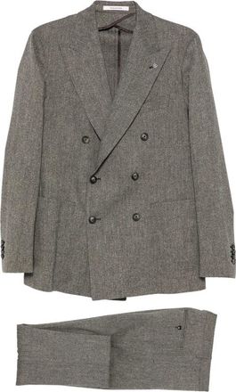 Tagliatore Double-breasted Peaked-lapel Suit