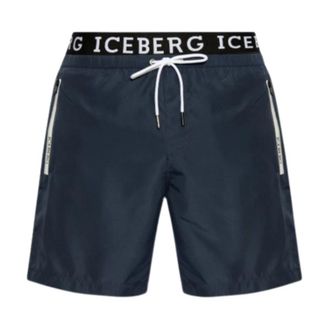Iceberg Elastisches Kost&uuml;m - - Swimwear - Herren - Blau - S