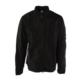 C.P. Company Schwarzes Nylonhemd - - Jackets - Herren - Schwarzk - XL
