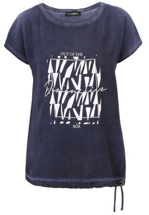 Doris Streich Print-Shirt (1-tlg) mit Pl&auml;ttchen-Motiv