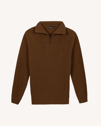 Faguo Pull camionneur laine camel - ARDENNE