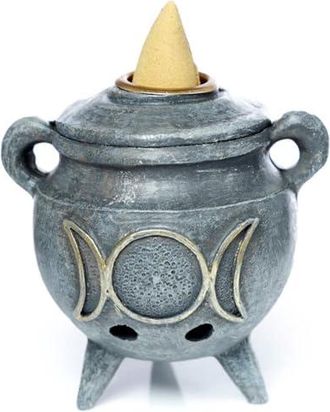 Puckator Räucherstäbchen Backflow mit Wasserfall-Effekt - Magischer Kessel