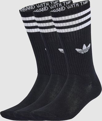 adidas Originals 3S High Cr S 3P Socks black